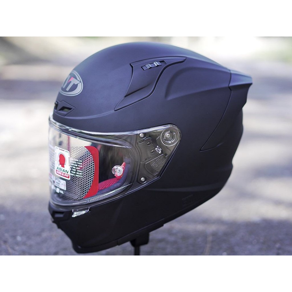 Jual HELM KYT STRIKER BLACK MATT ORIGINAL HELM KYT STRIKER BLACK DOFF ...