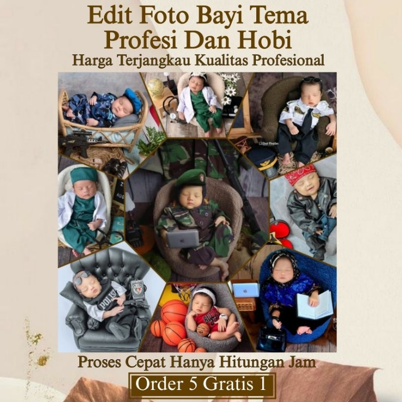 Jual JASA EDIT FOTO TEMA PROFESI DAN HOBI II SOFT FILE | Shopee Indonesia