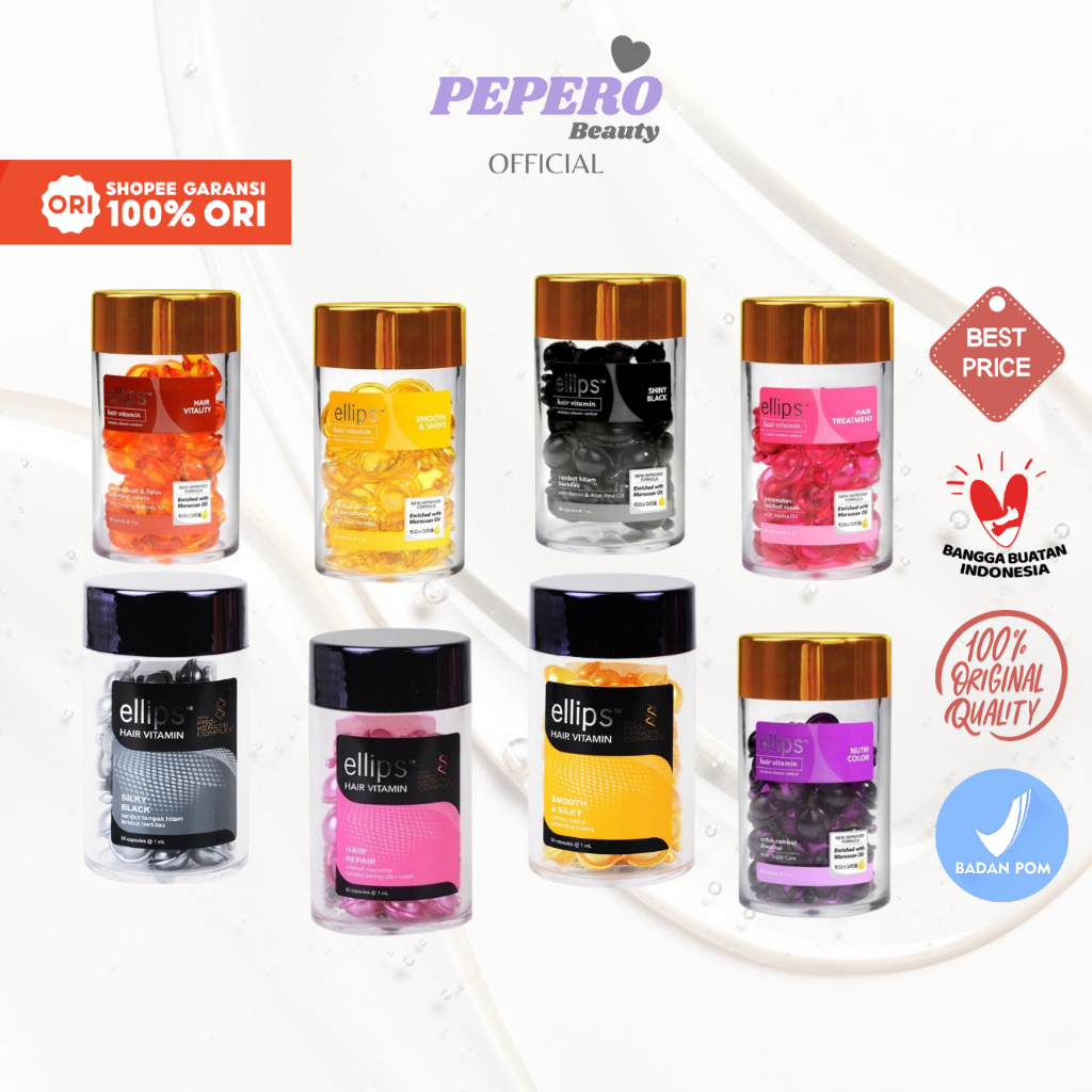 Jual ELLIPS Hair Vitamin Jar (isi 50 Butir) | Vitamin Rambut | Shopee ...