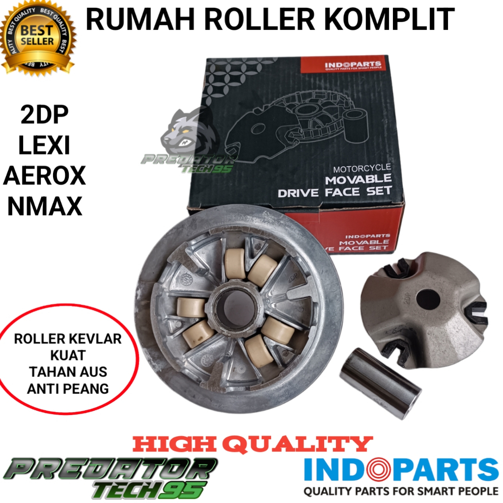 Jual RUMAH ROLLER SET ASSY KOMPLIT INDOPART YAMAHA 2DP LEXI AEROX NMAX ...