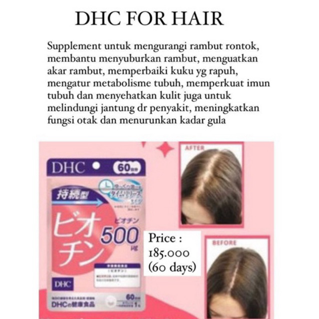 Jual DHC Hair JAPAN | Shopee Indonesia