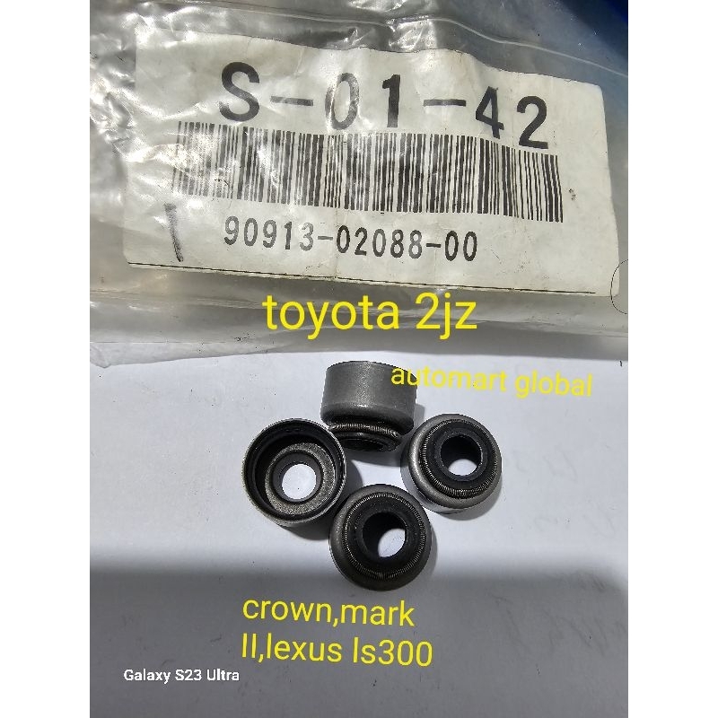 Jual oil seal klep Toyota crown Mark 2 mesin 2jz 90913-02088 original ...