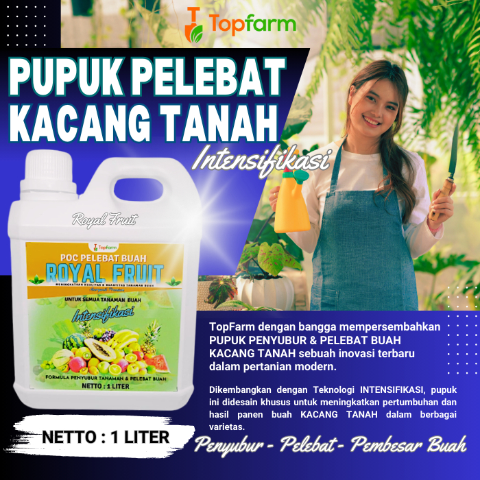 Jual Pupuk Pelebat Buah Kacang Tanah / Pupuk Pembesar Umbi Kacang Tanah / Pupuk Buah Untuk ...