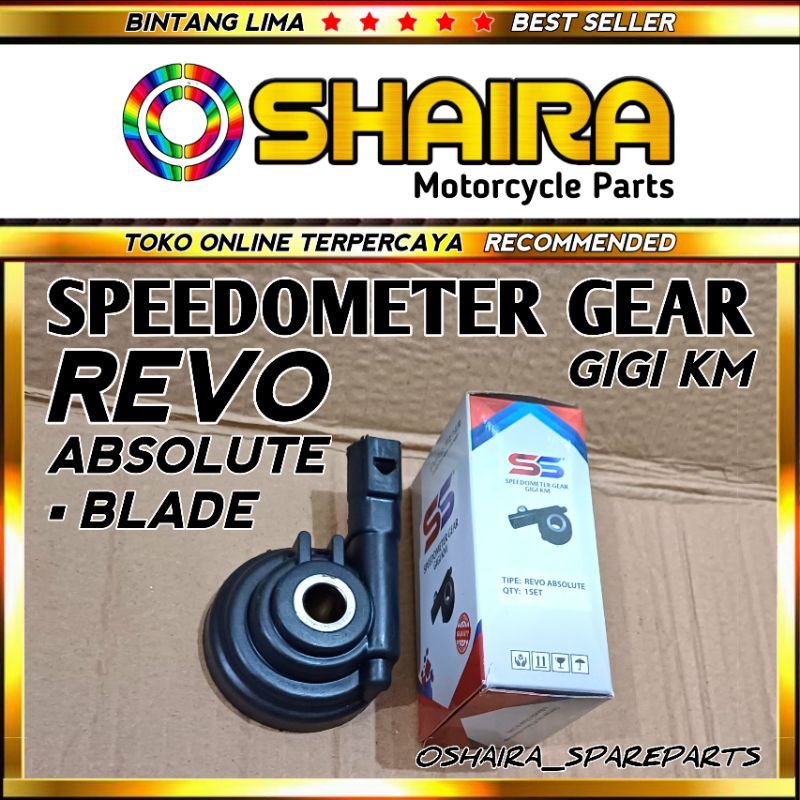 Jual SPEEDOMETER GEAR BOX GIGI KM GIGI KILOMETER REVO ABSOLUTE / BLADE ...