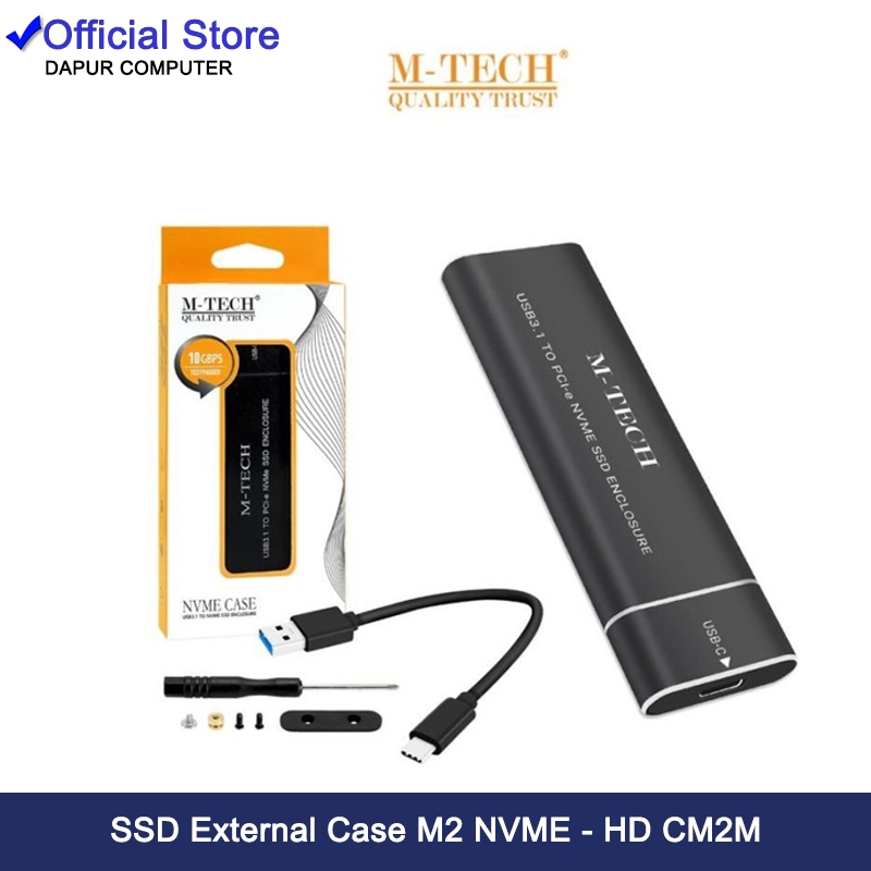 Jual Casing hardisk eksternal SSD M2 NVME USB 3.1 cover case ssd external | Shopee Indonesia