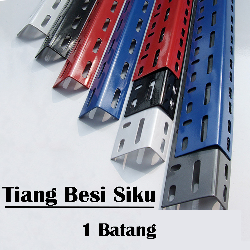 Jual Besi Siku Lubang / Tiang Besi / Tiang Siku Panjang / 2 Meter dan 3 ...