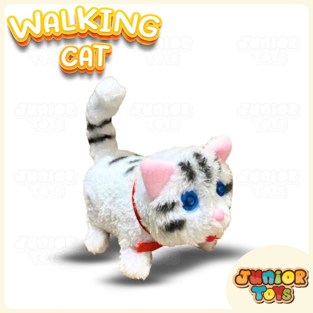 Jual Mainan Anak Kucing Kucingan Berjalan Maju Mundur Suara Boneka ...