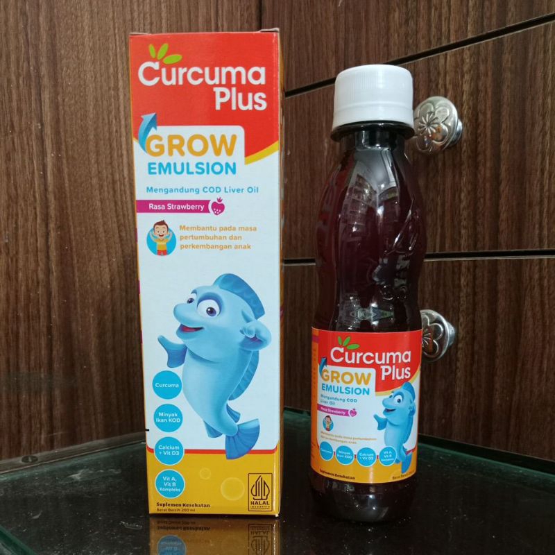 Jual Curcuma Plus Grow Emulsion 200ml/400ml | Shopee Indonesia