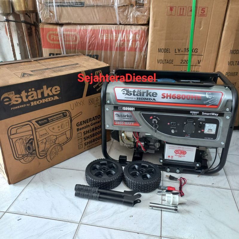 Jual Genset HONDA STARKE 6800HE(stater) Generator HONDA | Shopee Indonesia