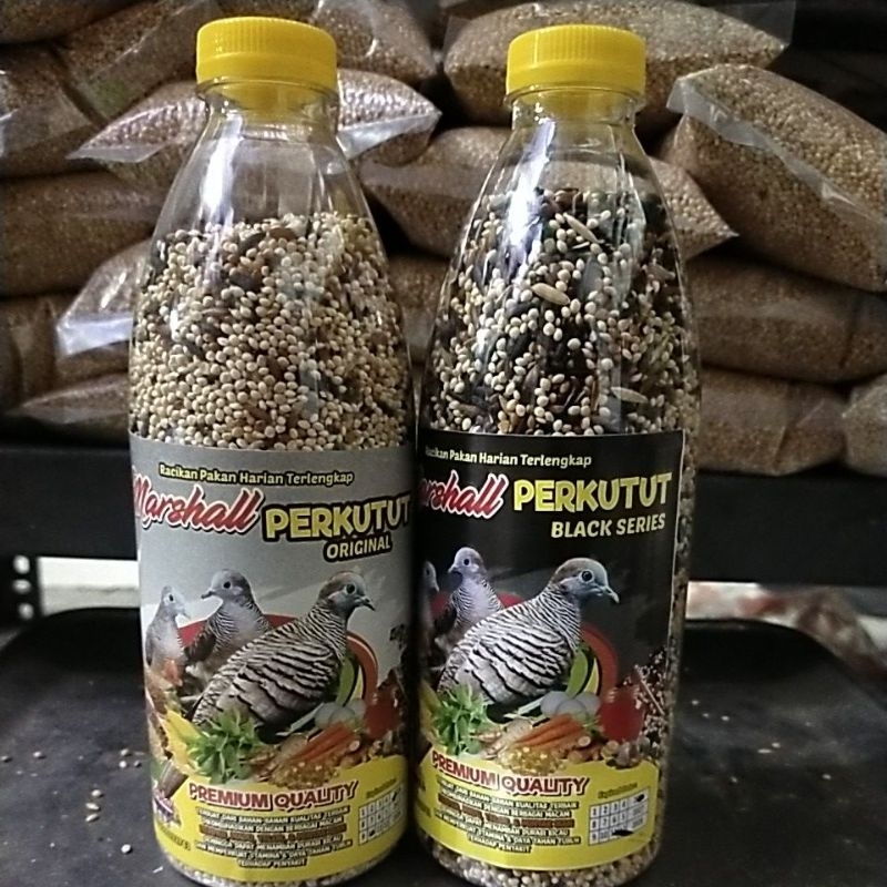 Jual Marshall Perkutut Original & Black series / Pakan burung perkutut ...