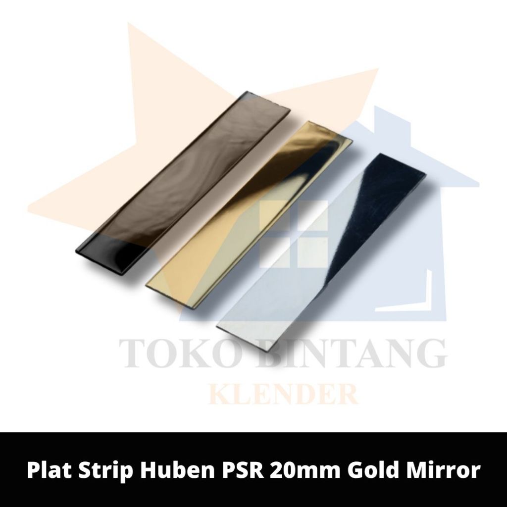 Jual Plat Strip Huben PSR - 25mm Gold Mirror | Shopee Indonesia