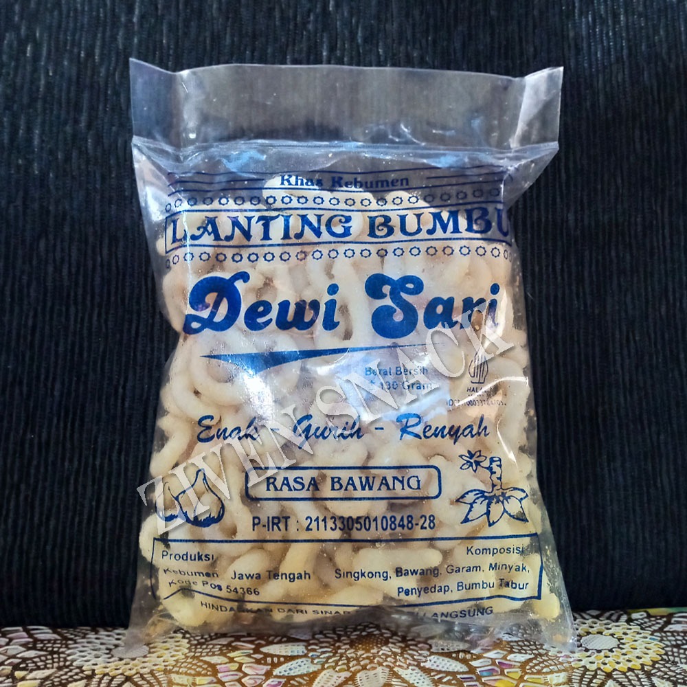 Jual Lanting camilan makanan ringan legendaris rasa bawang berat 100gr ...