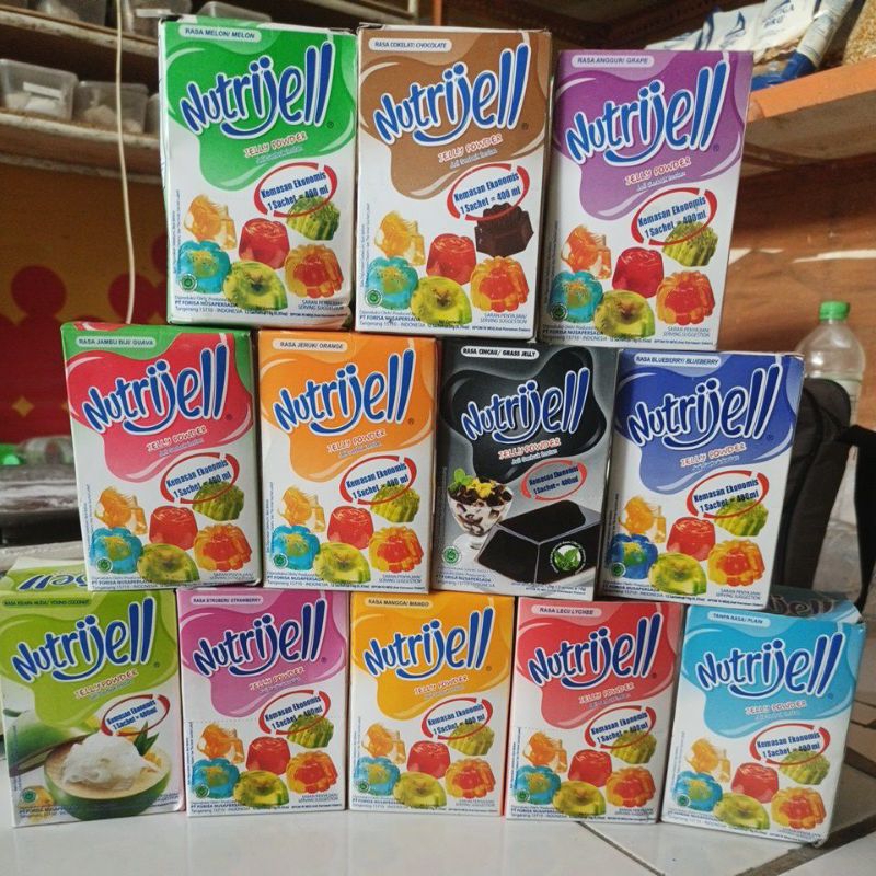 Jual nutrijell jelly power/ jelly serbuk instan nutrijell | Shopee ...