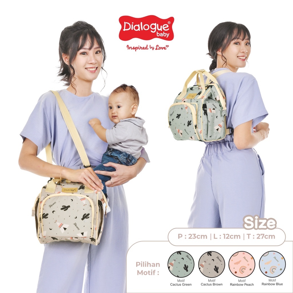 Jual Dialogue Baby Tas Bayi Kecil 3 In 1 Heaven Series - DGT7518 ...