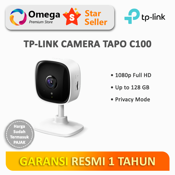 Jual TP-Link Tapo C100 Home Security Wi-Fi Camera | Shopee Indonesia