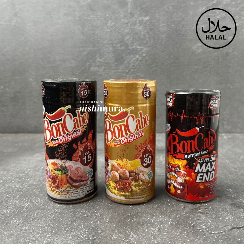 Jual Cabe Kering Bubuk Chilli Powder BonCabe Sambal Tabur Super Pedas ...