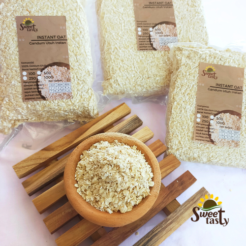 Jual Instant Oat/Quick Rolled Oat/Oatmeal Instan/Gandum Instan 500 gram ...
