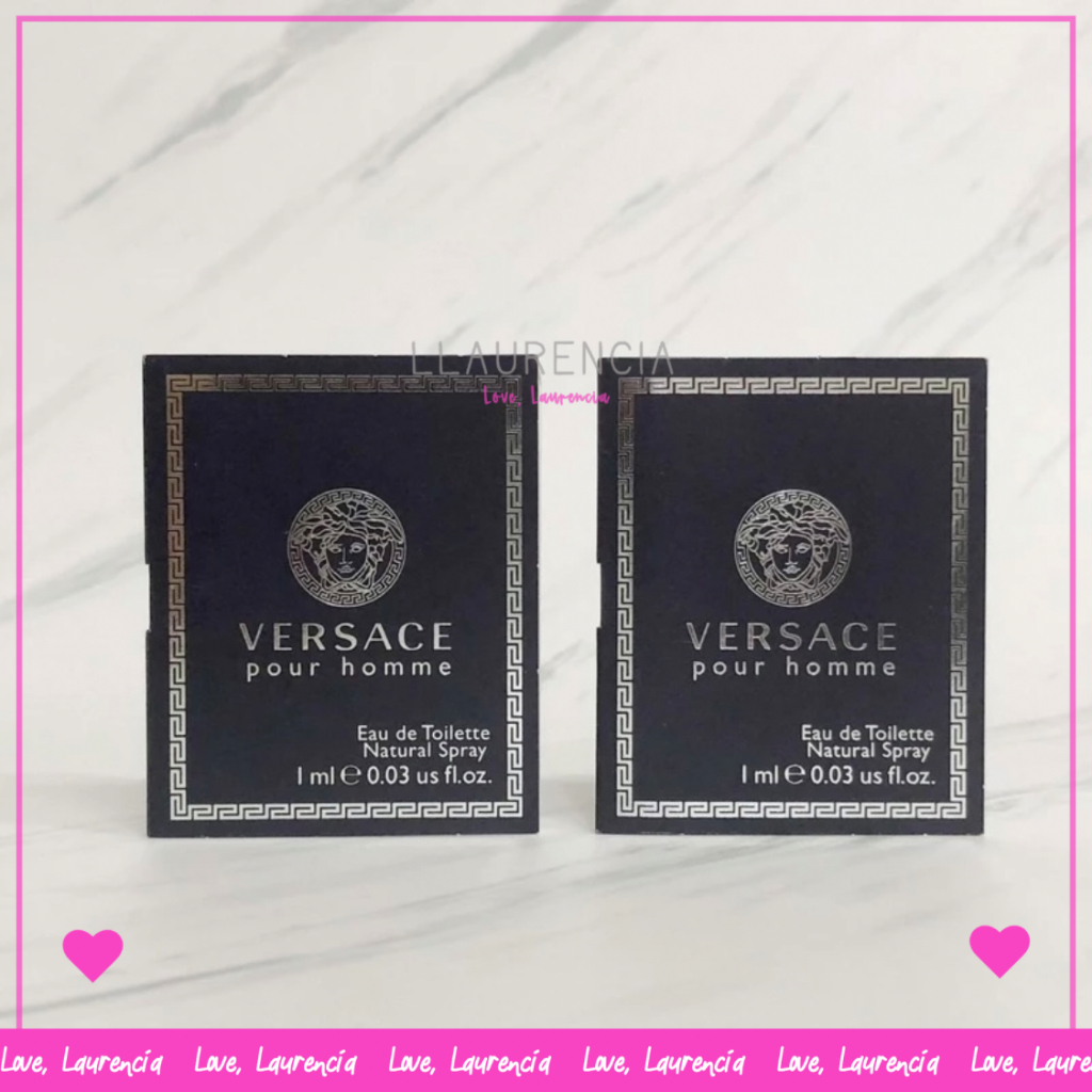 Jual Versace Pour Homme Eau de Toilette Spray / parfum perfume vial ...