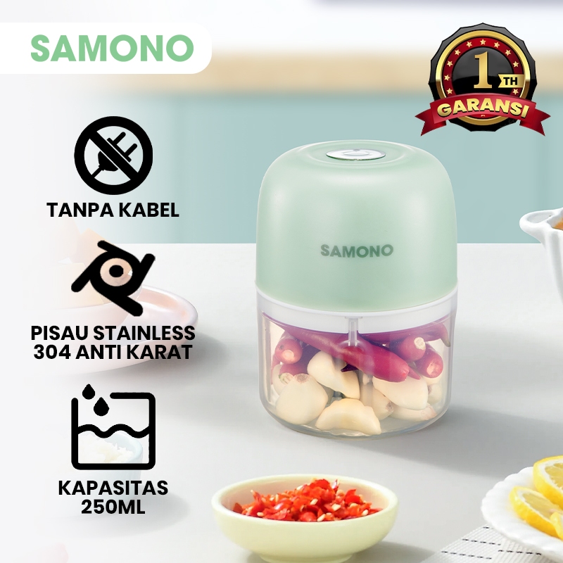 Jual SAMONO Mini Chopper Blender Portable Gilingan Mini Bumbu dan ...