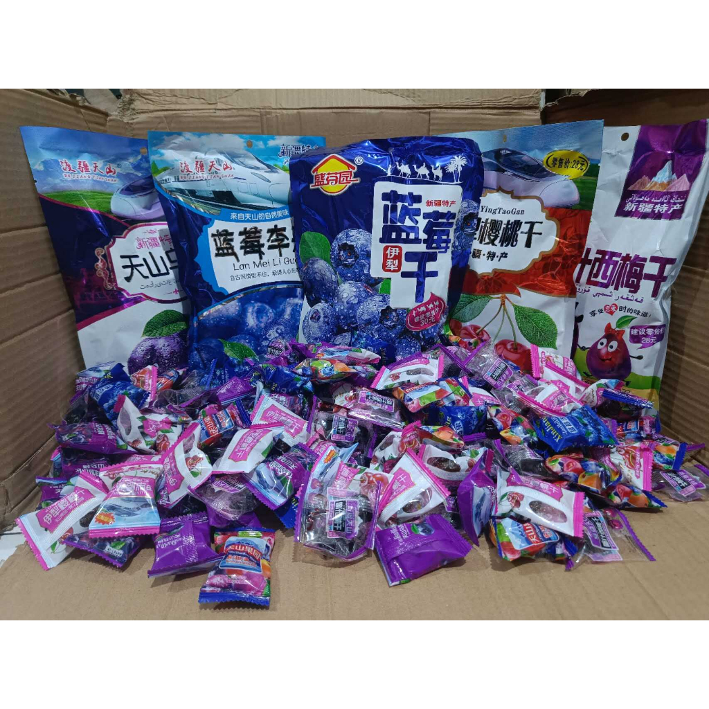 Jual manisan buah cherry , persik dan plum isi 100 gram dan 408gram ...