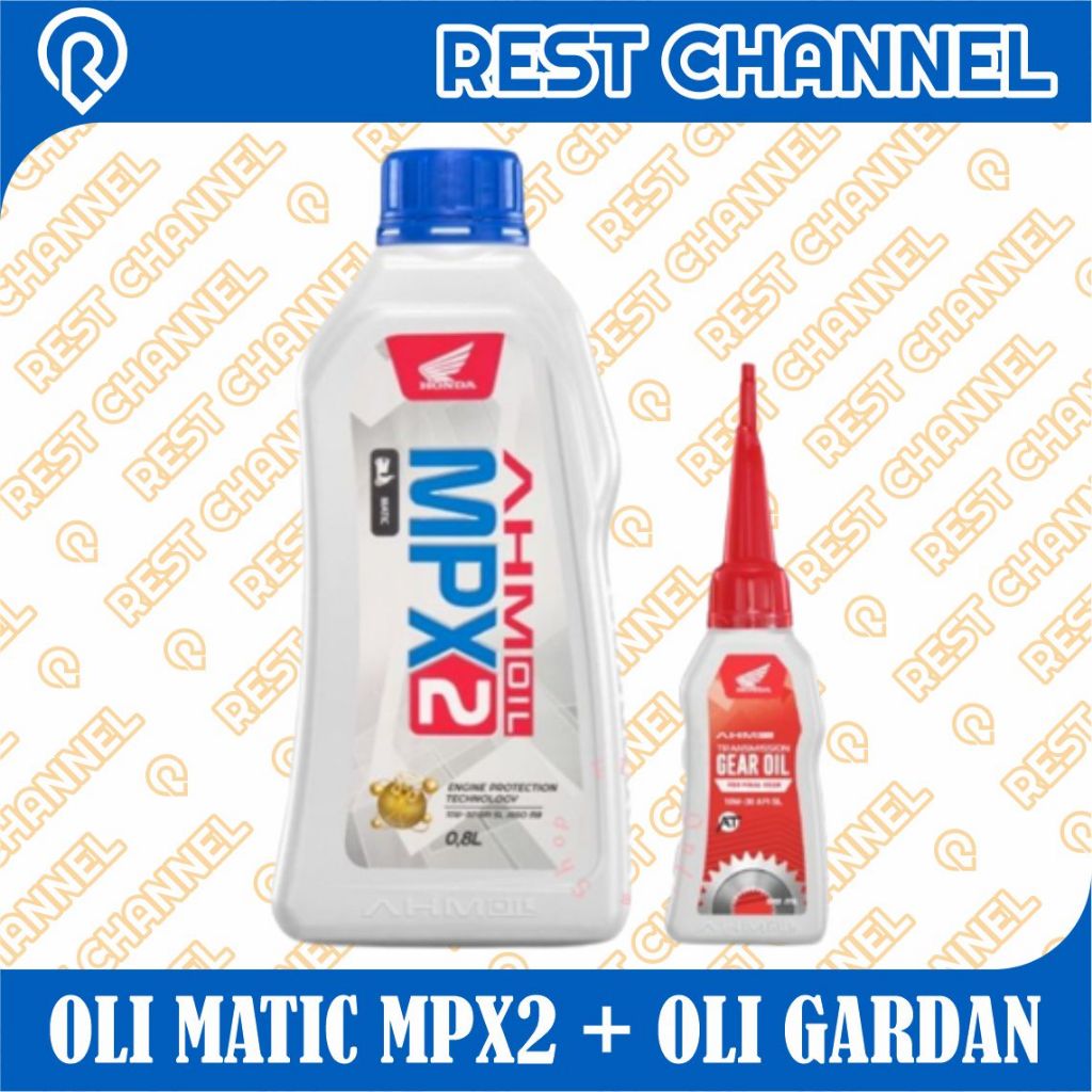 Jual Oli AHM Matic MPX2 800ml & Gear 120ml (Paket Spesial MPX 2 0.8L ...