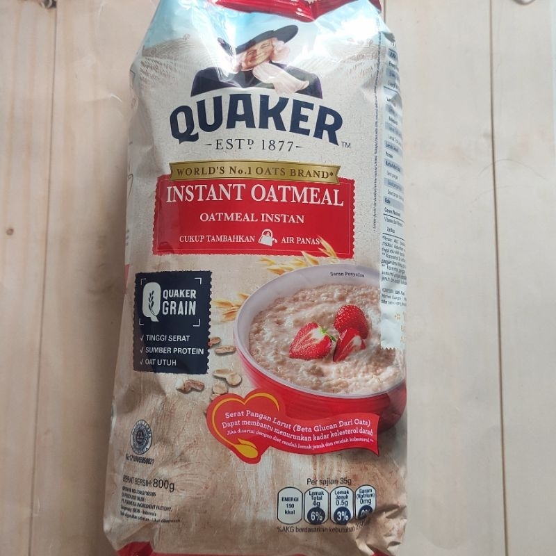 Jual Quaker Instant Oatmeal 800 gr | Shopee Indonesia