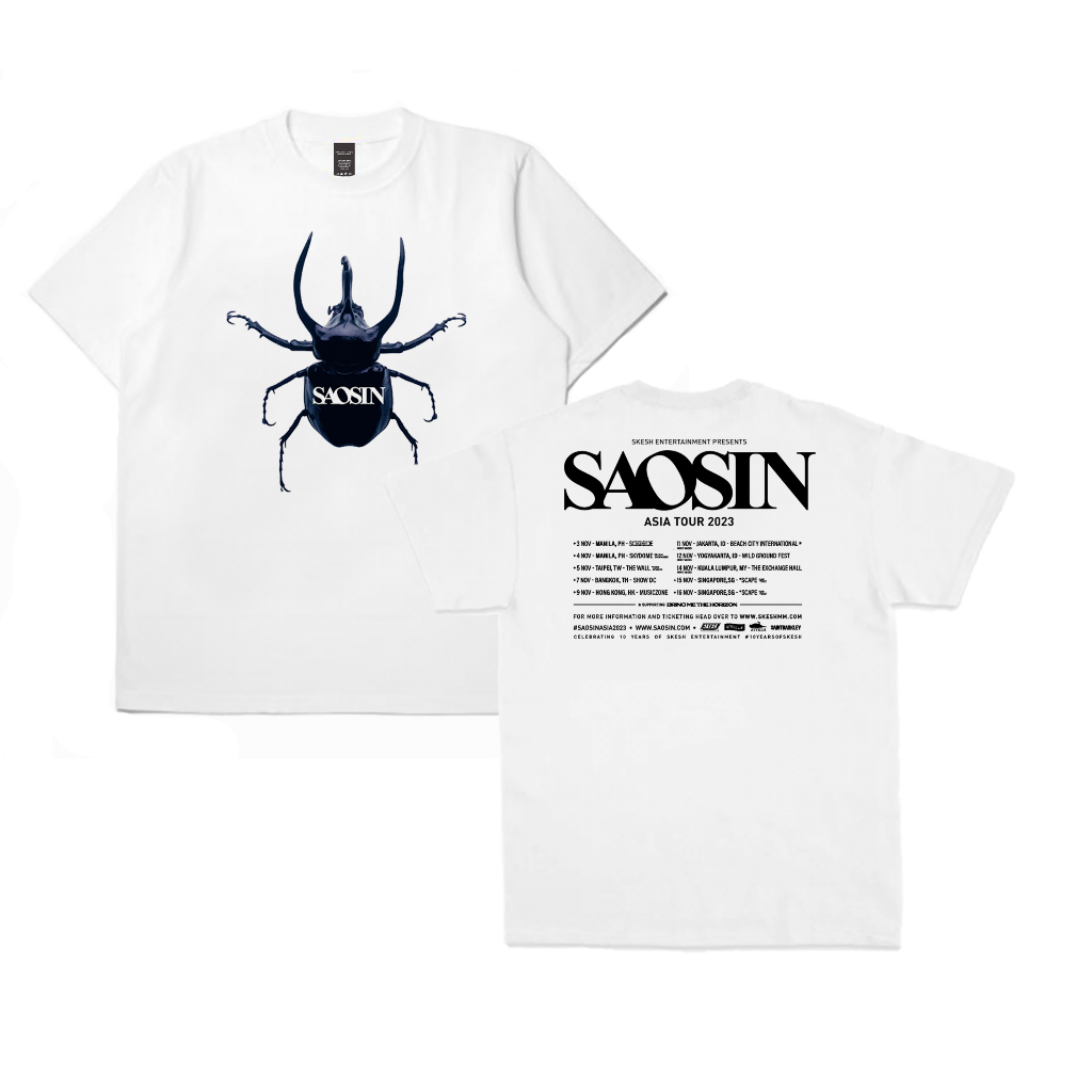 Jual T-shirt Band Saosin Asia Tour 2023 | Shopee Indonesia