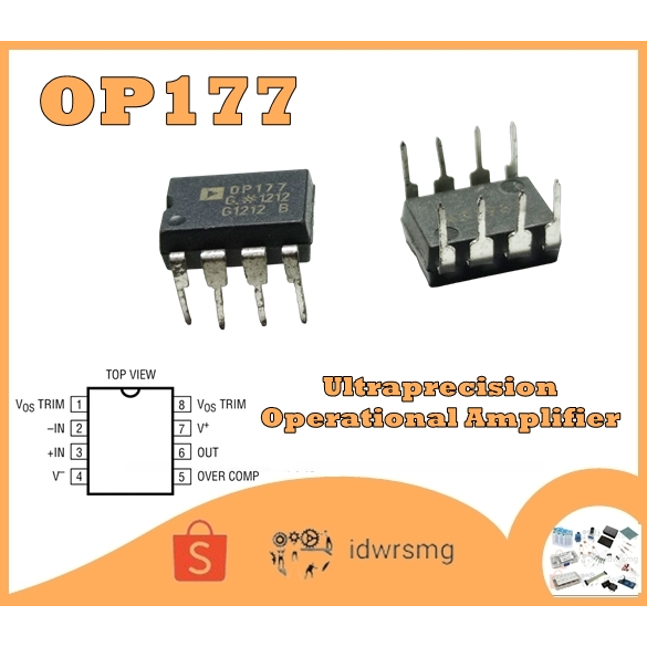 Jual OP177 OP 177 DIP 8 pin Ultraprecision Operational Amplifier OP177 | Shopee Indonesia