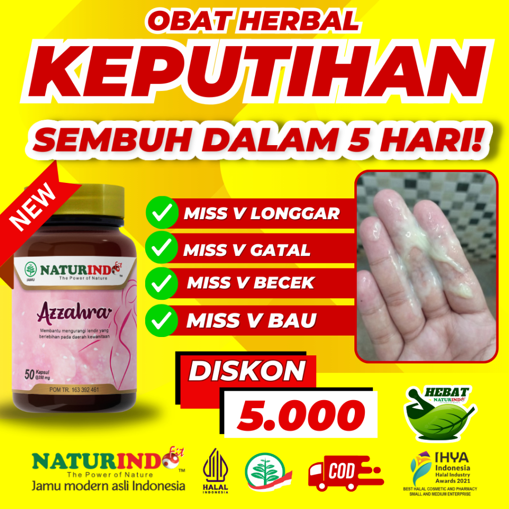 Jual Obat Keputihan Gatal Herbal Alami Vagina Becek Bau Tidak Sedap