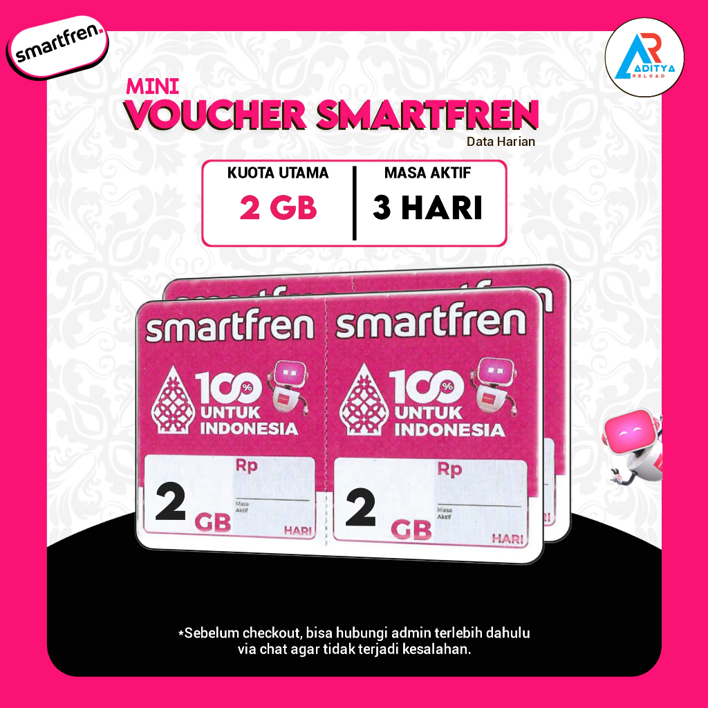 Jual Voucher Smartfren Mini 2GB 3Hari Nasional | Shopee Indonesia