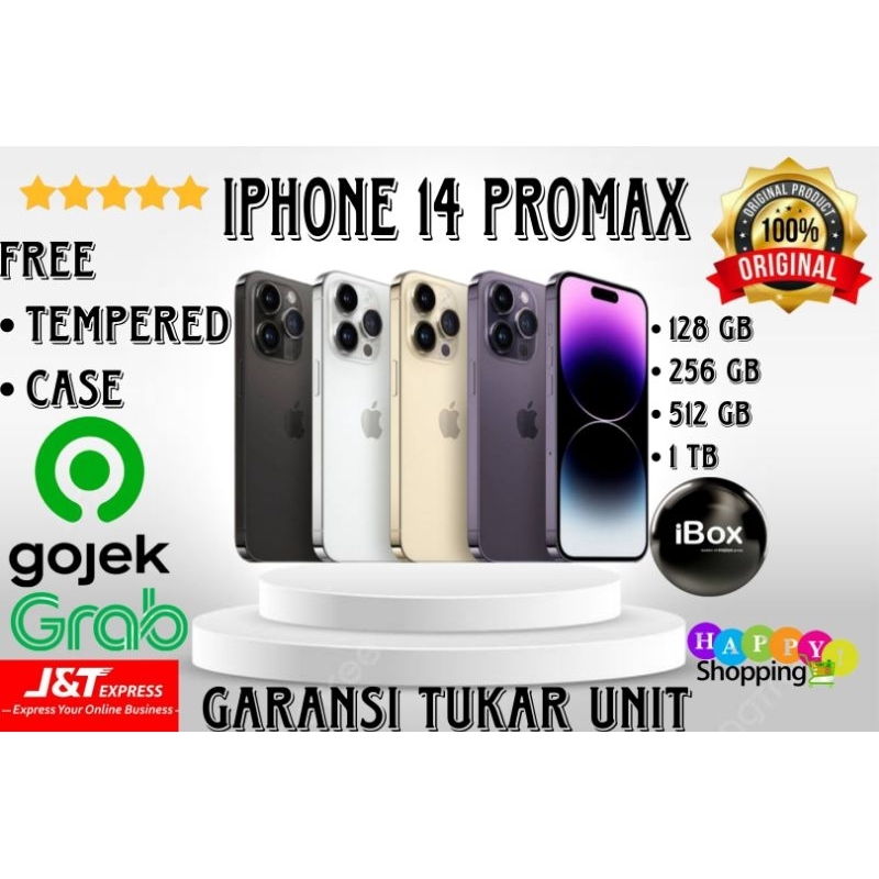 Jual Apple Iphone 14 PRO MAX Original 128GB-256GB-512GB-1TB Second ...