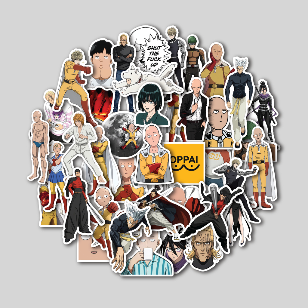 Jual STICKER PACK ONE PUNCH MAN SAITAMA | STICKER TUMBLER | STIKER ...