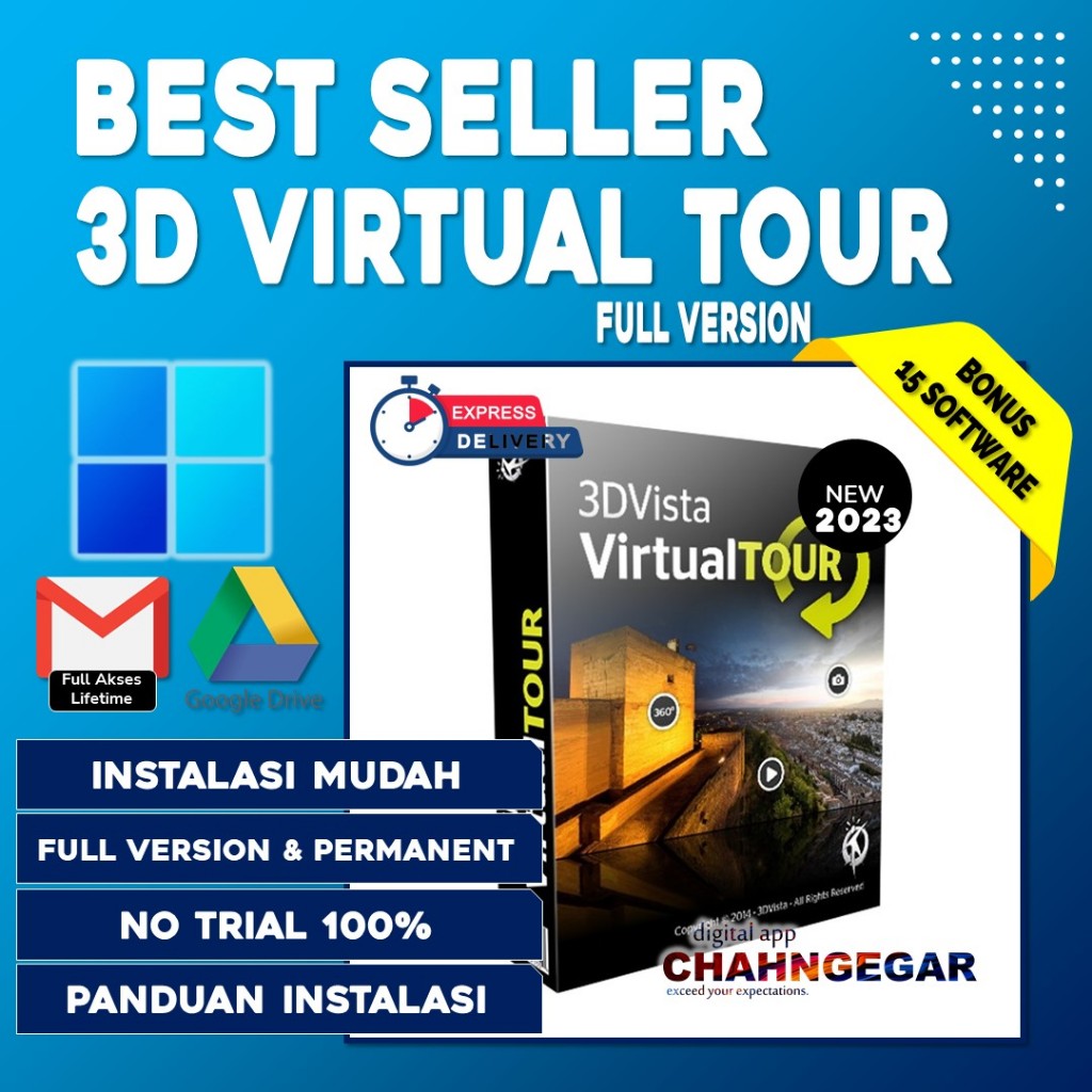 Jual 3DVista Virtual 360 Tour Suite 2023 Full Version Software panorama dan konten Virtual ...