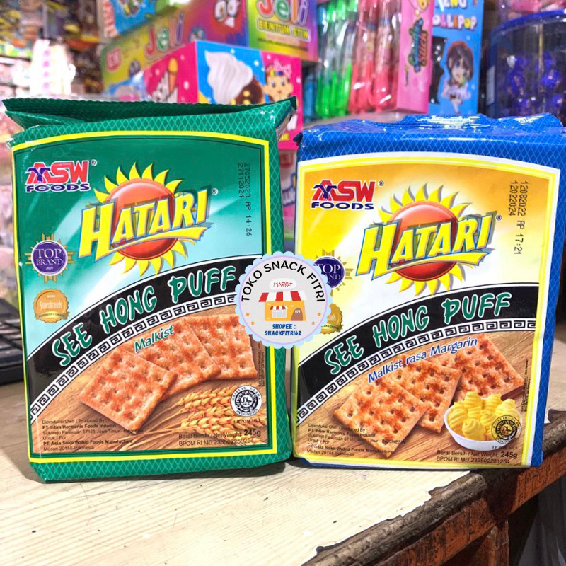 Jual BISKUIT HATARI SEE HONG PUFF KOTAK 245GRAM | Shopee Indonesia