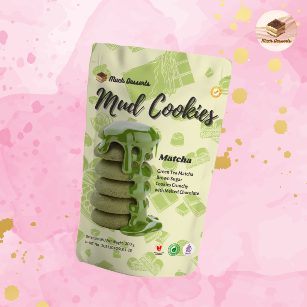 Jual Mud Cookies Matcha - Melted Matcha Cookies With Matcha Chocolate ...