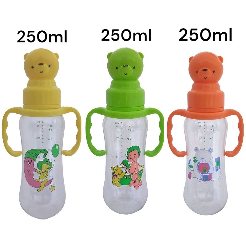 Jual Botol Susu Anak 250ml BONEKA DUA GAGANG DOUBLE HANDLE Dot Bayi 250 ...