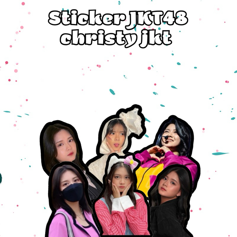 Jual Sticker CHRISTY JKT48 WOTA | Shopee Indonesia