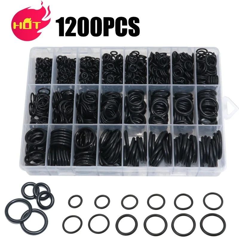 Jual Karet Seal O Ring 1200pcs HNBR / Rubber O Ring Seal Tightening +Box | Shopee Indonesia