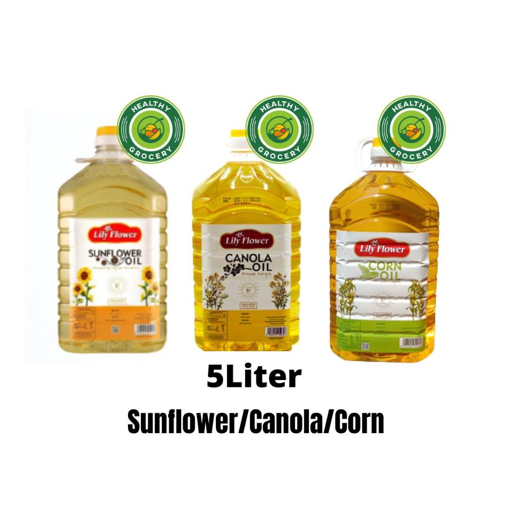 Jual Lily Flower Oil 5 Liter Canola OIL / Sunflower OIL / Corn OIL ...