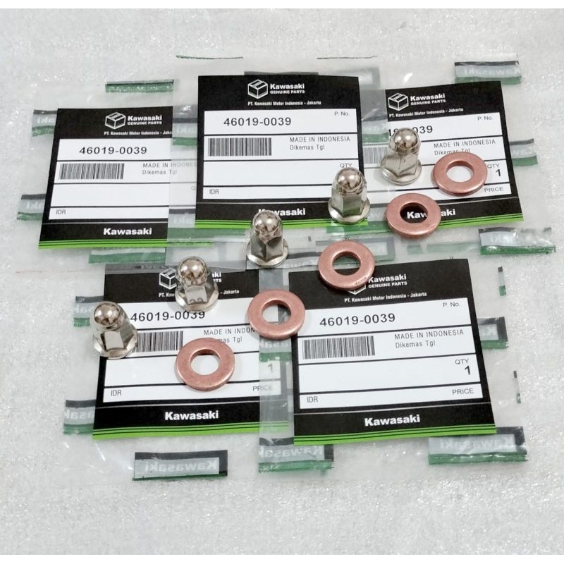 Jual MUR RING TEMBAGA BAUT TANAM BLOK CYLINDER HEAD NINJA 2T R RR S SS ...