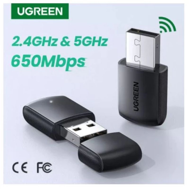 Jual Ugreen Usb Wifi Receiver Ac650 5g 2 4g Dual Band Dongle Mini