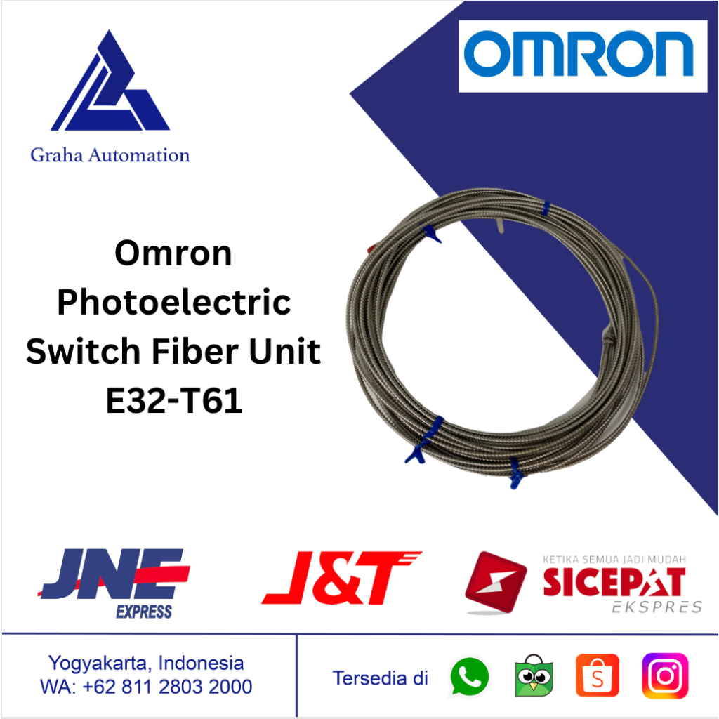 Jual Omron Photoelectric Switch Fiber Unit E32-T61 | Shopee Indonesia