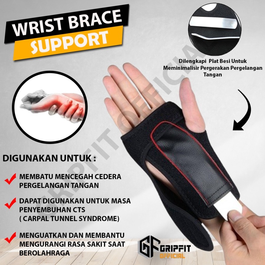 Jual Wrist Support / Pelindung Pergelangan Tangan / Deker CTS Dengan ...