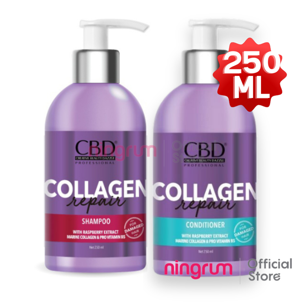 Jual Ningrum - CBD Collagen Repair Shampoo & Conditioner 250ml - hair ...
