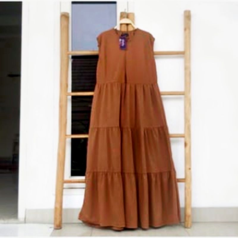 Jual INNER DRESS - INNER DRESS BUSUI RAMPEL PREMIUM TANPA LENGAN MAXI ...