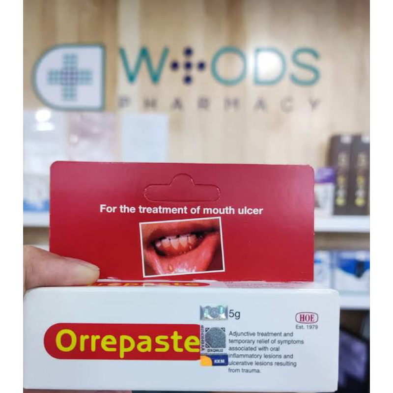 Jual Orrepaste 5gr For The Treatment of Mouth Ulcer Original Malaysia ...