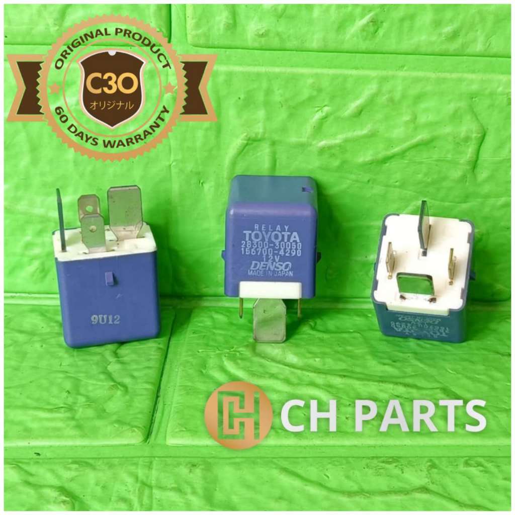 Jual Relay Denso TOYOTA abu 12 Volt Avanza Xenia Rush Terios Hino HT ...