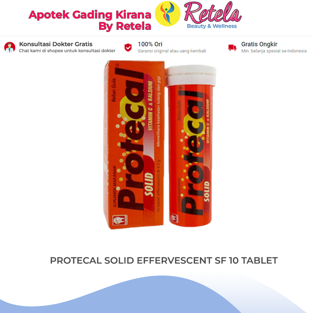 Jual PROTECAL SOLID EFFERVESCENT SF 10 TABLET | Shopee Indonesia
