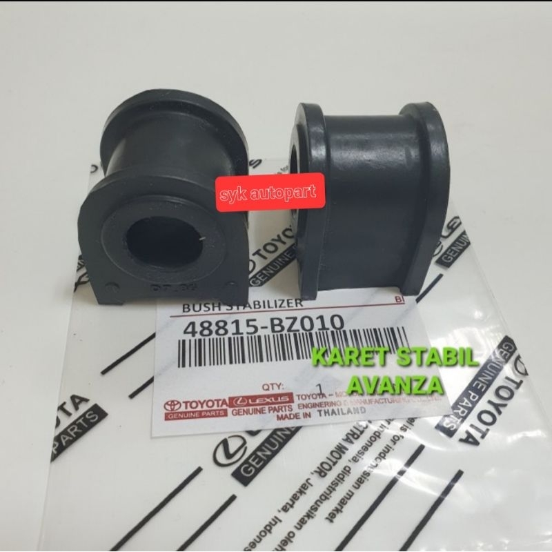 Jual KARET STABILIZER DEPAN AVANZA XENIA 48815-BZ010 HITAM | Shopee ...