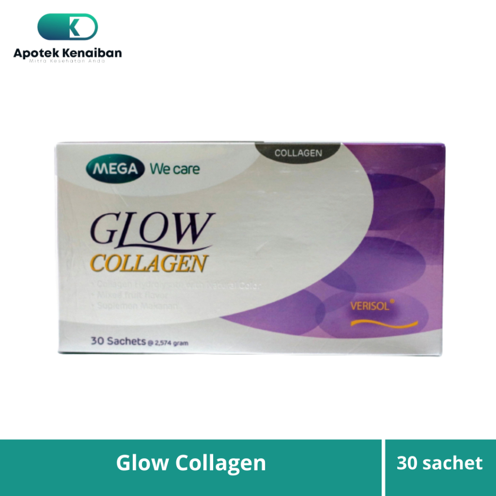Jual Glow Collagen Original Box Isi 30 Sachet / Mega We Care | Shopee ...